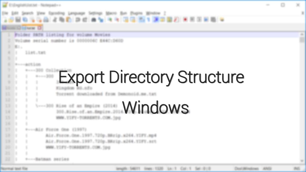 如何在 Windows 上导出文件夹结构 - Wwtyrd.com