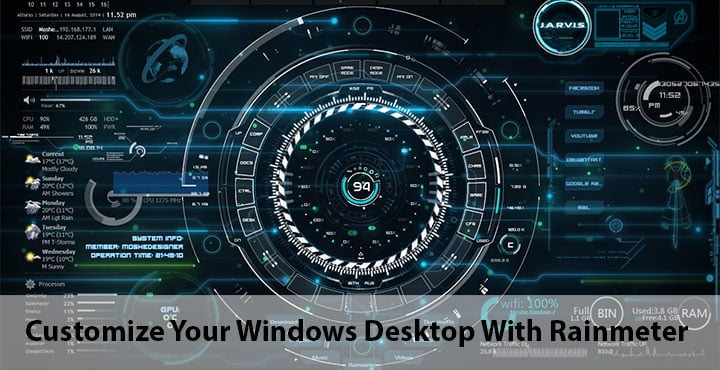 如何使用 Rainmeter 自定义您的 Windows 桌面