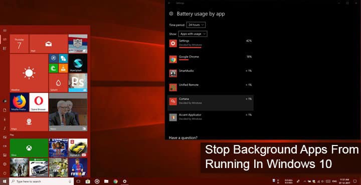 如何在 Windows 10 上关闭后台应用程序 - Wwtyrd.com