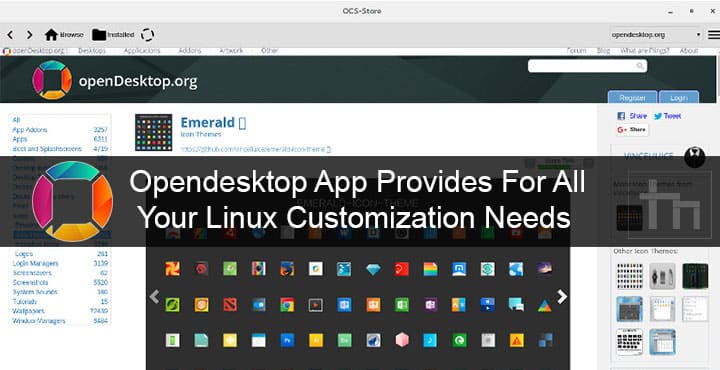 Opendesktop for Linux 满足所有定制需求 - Wwtyrd.com