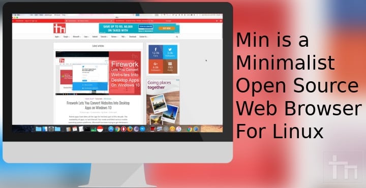 Min 是一款适用于 Linux 的极简轻量级 Web 浏览器