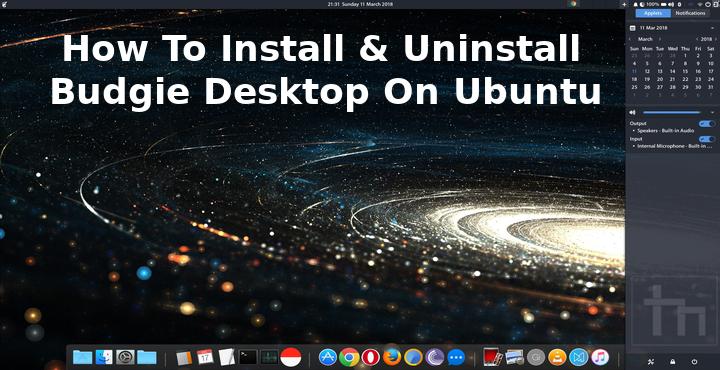 如何安装和卸载 Ubuntu Budgie 桌面 - Wwtyrd.com