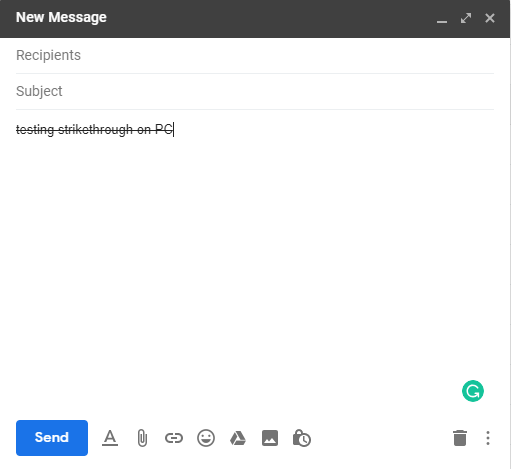 通过这些简单的步骤在 Gmail 中添加删除线文本