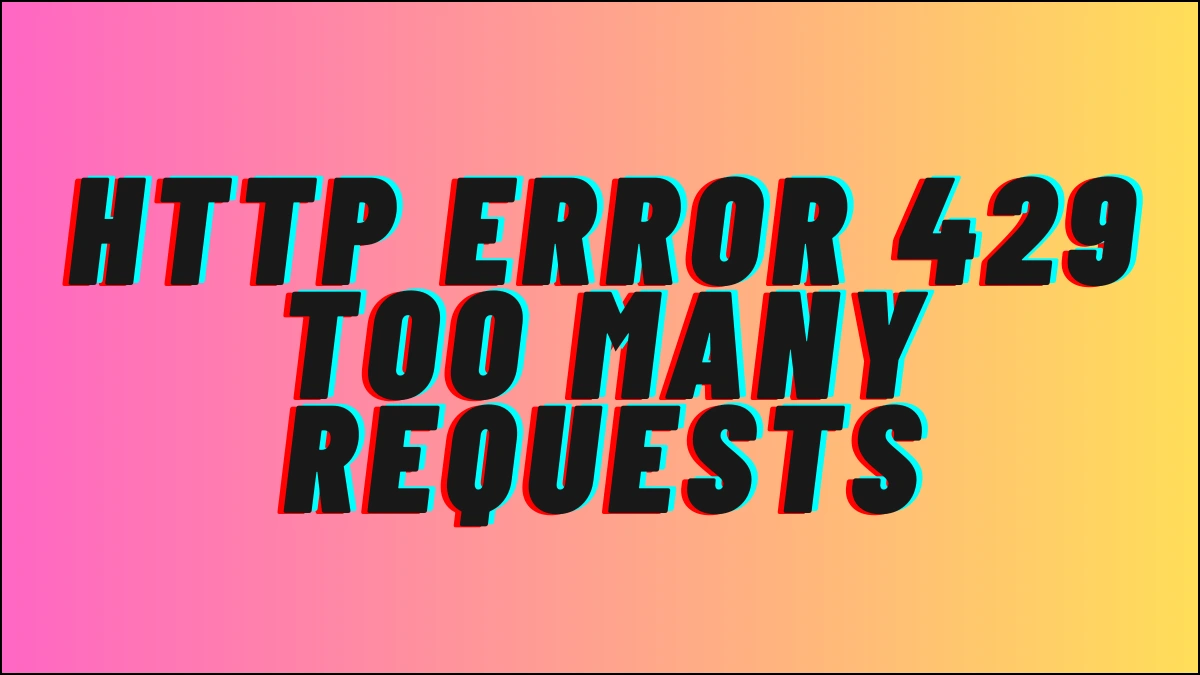 修复 HTTP 错误 429 请求过多的 3 种方法 - Wwtyrd.com