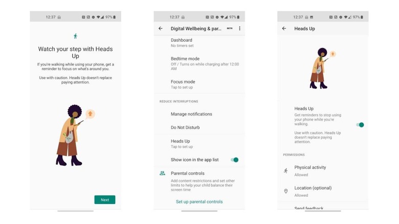 Digital Wellbeing Heads Up 已推广至更多 Android 手机