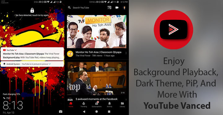 YouTube Vanced APK：深色主题、画中画和背景播放