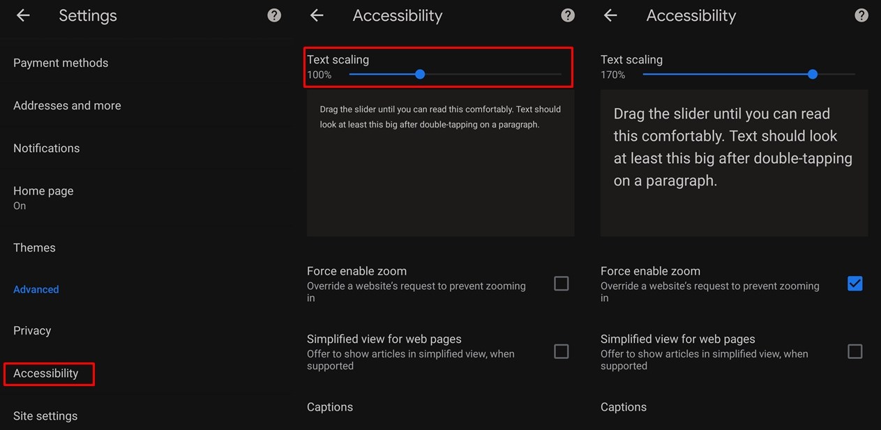 如何更改 Android 版 Google Chrome 中的字体大小 - Wwtyrd.com