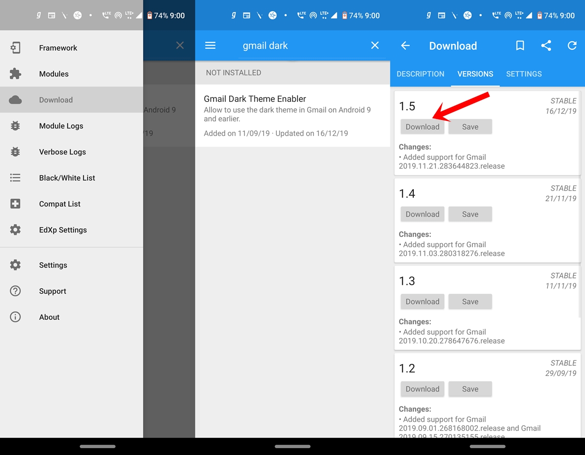 使用 GM 深色主题启用器在 Gmail 中启用深色模式