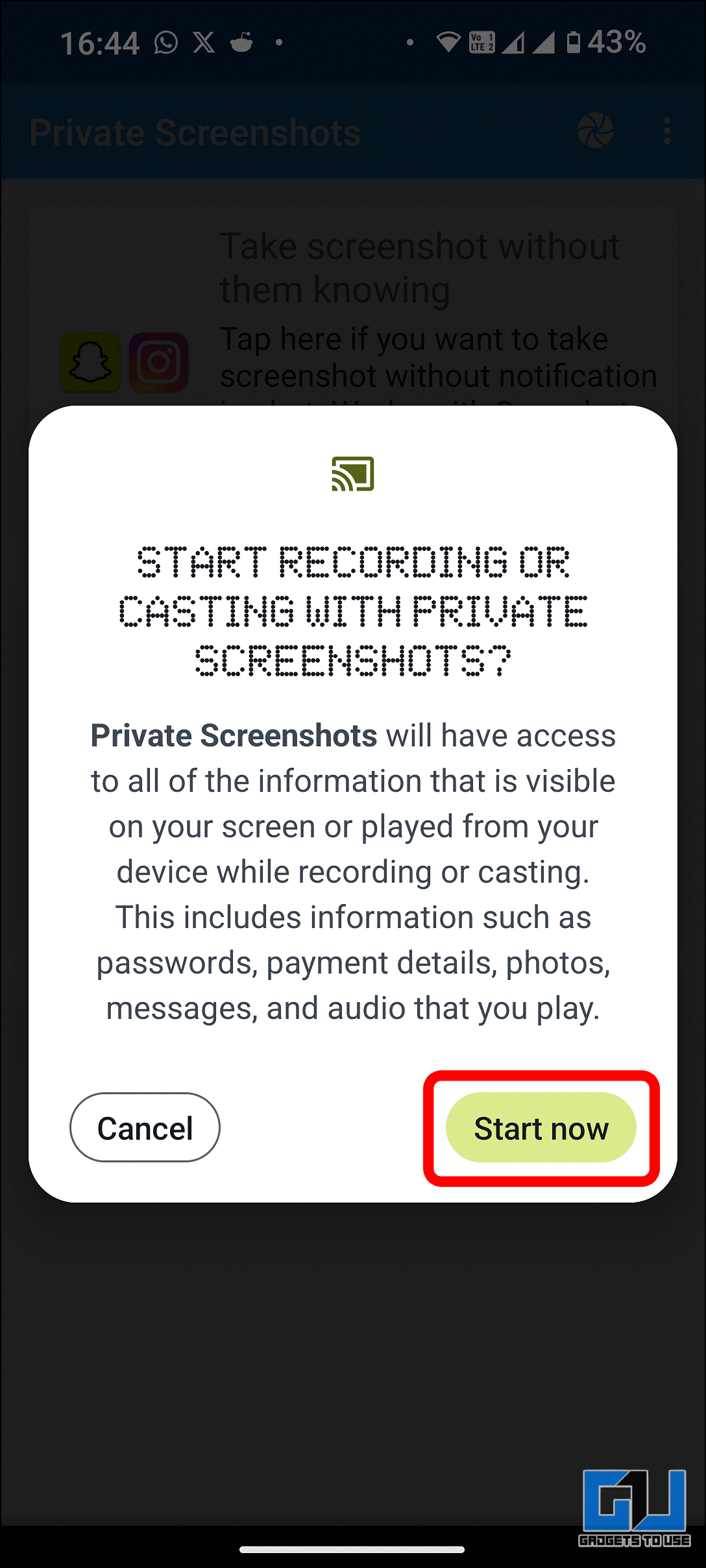 如果应用程序不允许，则进行屏幕快照的8种方法（没有根） - Wwtyrd.com