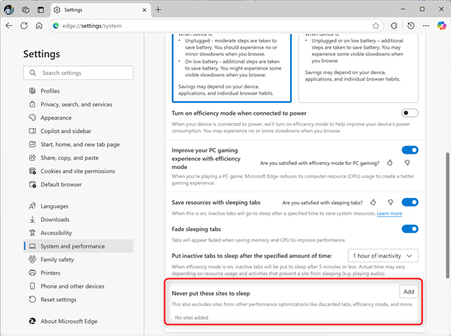 Microsoft Edge 效率模式：它有什么作用以及如何打开或关闭它 - Wwtyrd.com