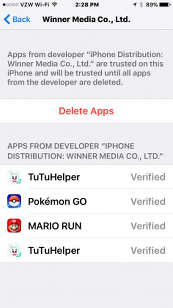 无法验证TutuApp？ 这是验证 Tutu 应用程序的方法！ - Wwtyrd.com