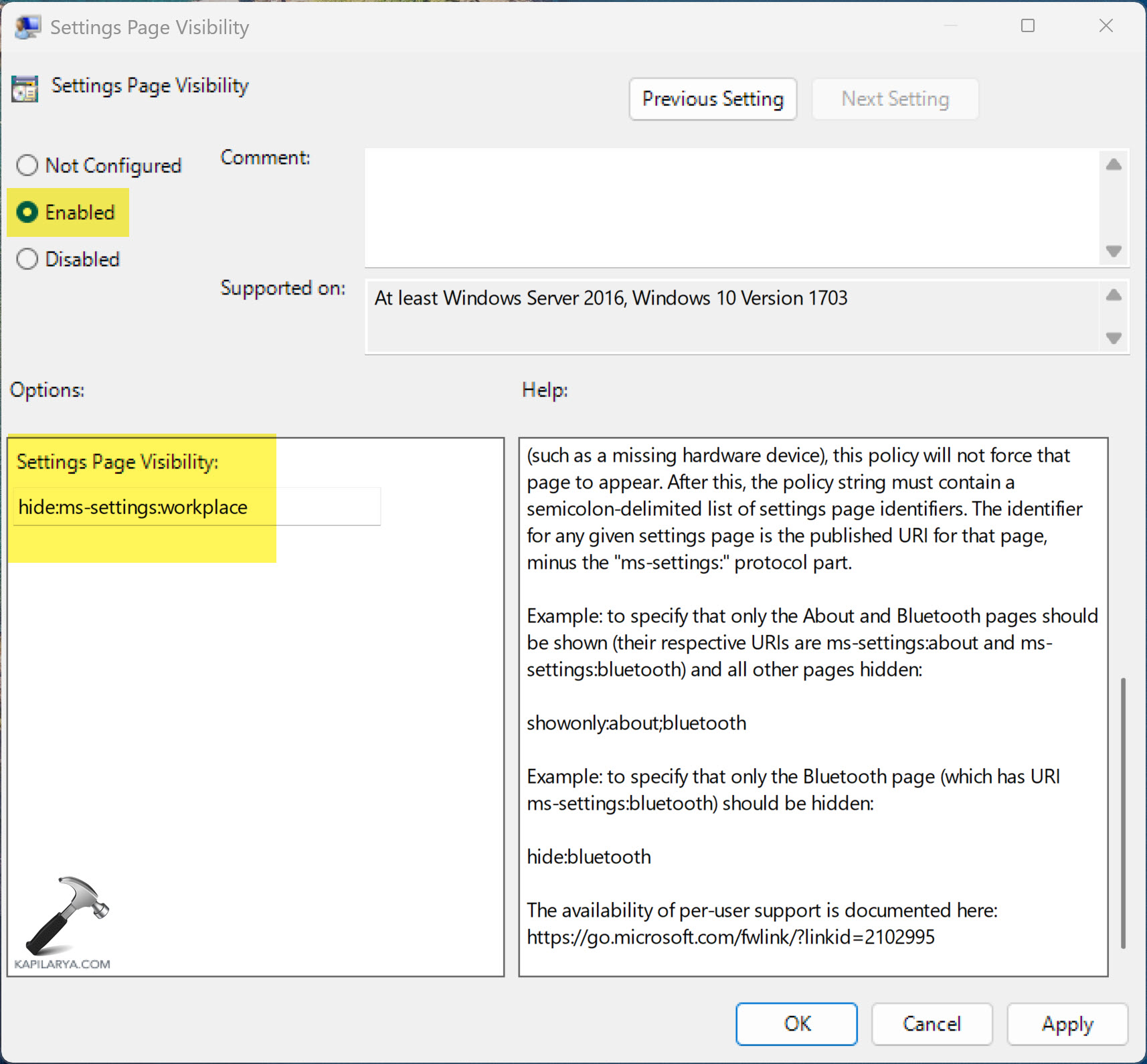 在Windows 11中啟用/禁用訪問工作或學校帳戶 - Wwtyrd.com