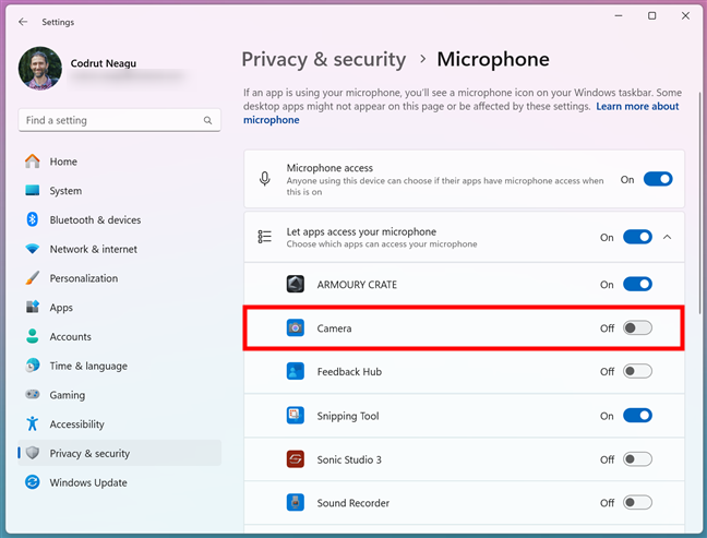 如何允許或阻止應用程式存取 Windows 中的麥克風 - Wwtyrd.com