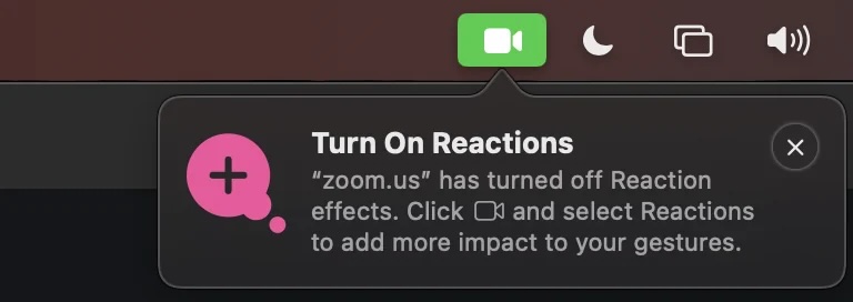 如何在FaceTime，Zoom，Google Meet和Microsoft團隊中停止“打開反應”彈出窗口